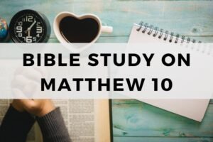 Bible Study on Matthew 10: Mission of the Twelve Apostles - FAITH WALK ...